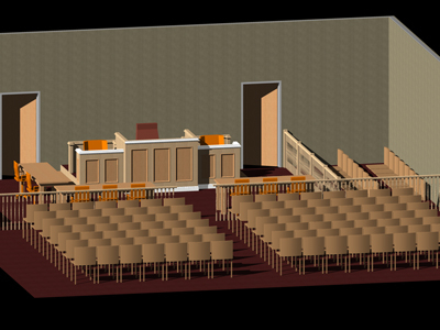 courtroom layout judges dxf