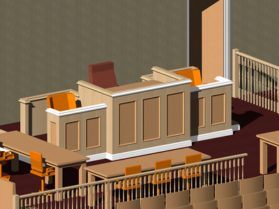 courtroom layout judges dxf