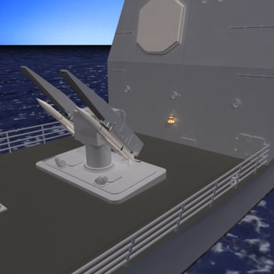 mk-26 guided missile launcher obj