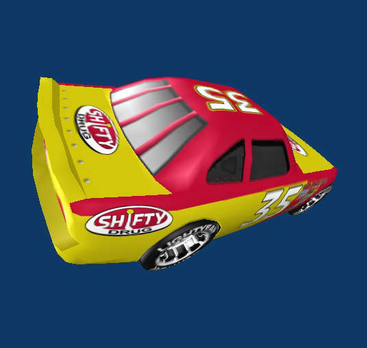 3d shifty drug model