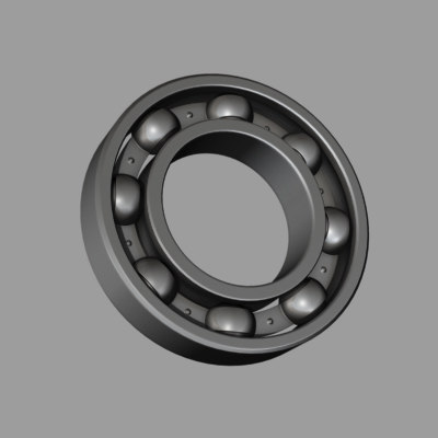 3d model ball bearing