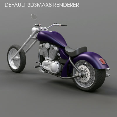 3d 3ds custom chopper