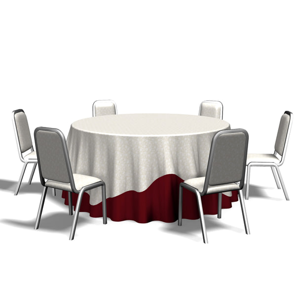 Wedding Table 3D Models for Download | TurboSquid