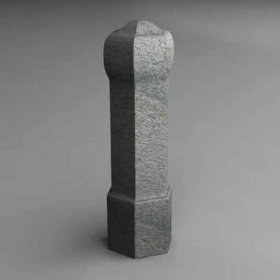 guard stone 3d model