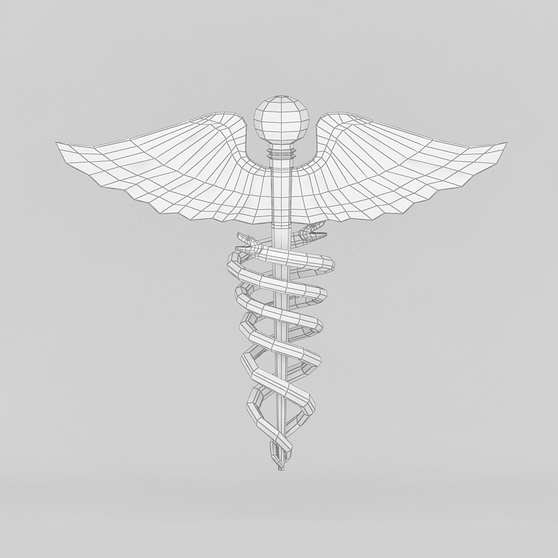 medical symbol 3d max
