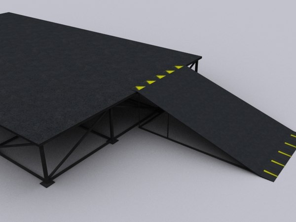 3ds max stage ramp