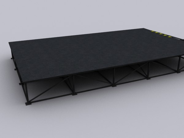 3ds max stage ramp