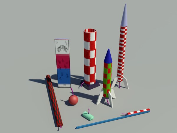 Fireworks 3D Models for Download | TurboSquid