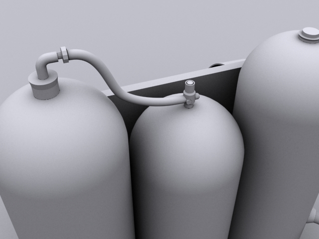 3d flame thrower model