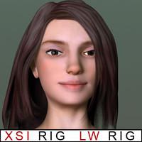 lightwave rig anatomy virtual 3d model