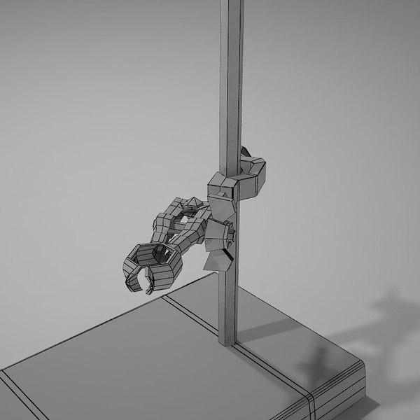 3ds max support stand clamp