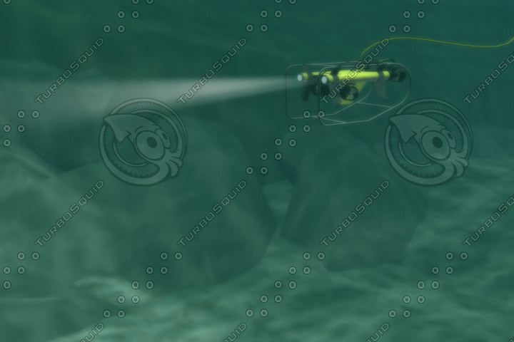 3d underwater rov