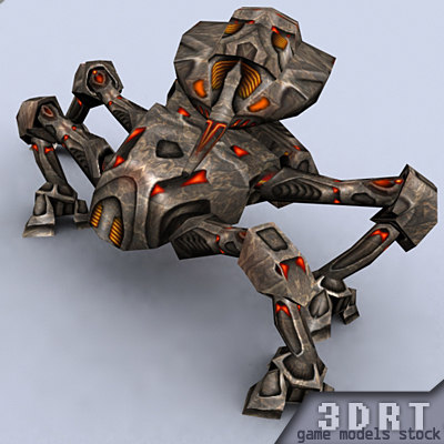modelo 3d 3DRT-Mech-Crawler-ver.1.3 - TurboSquid 472747
