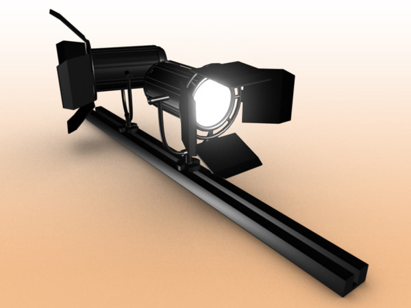 3d model stage lighting track