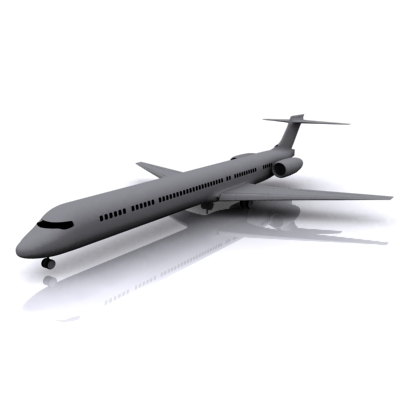 aeroplane md-90 3d model