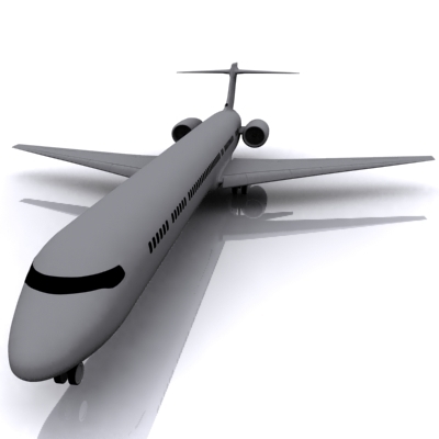 aeroplane md-90 3d model