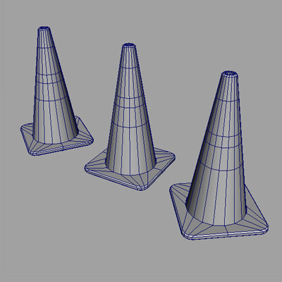 construction package cones obj