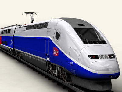 tgv duplex 3d model