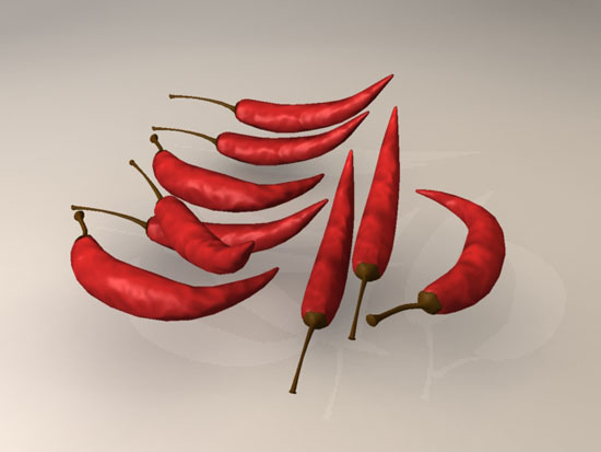 Chili Pepper 3D Models for Download | TurboSquid