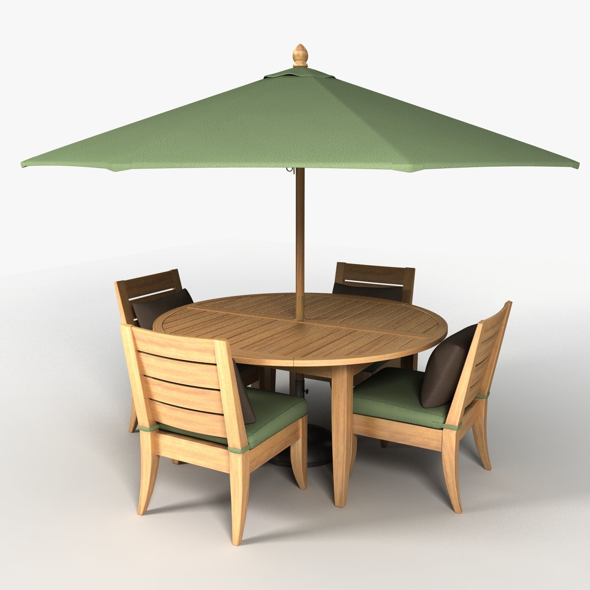 patio furniture set 1 3d model