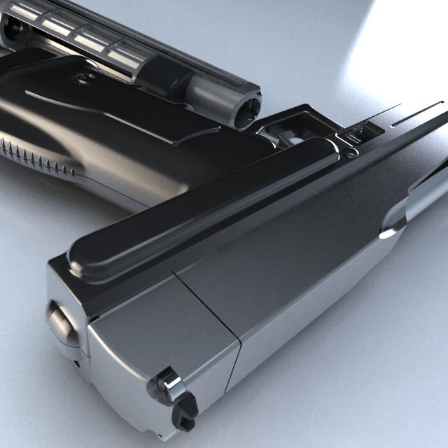 tactical air gun 3d model