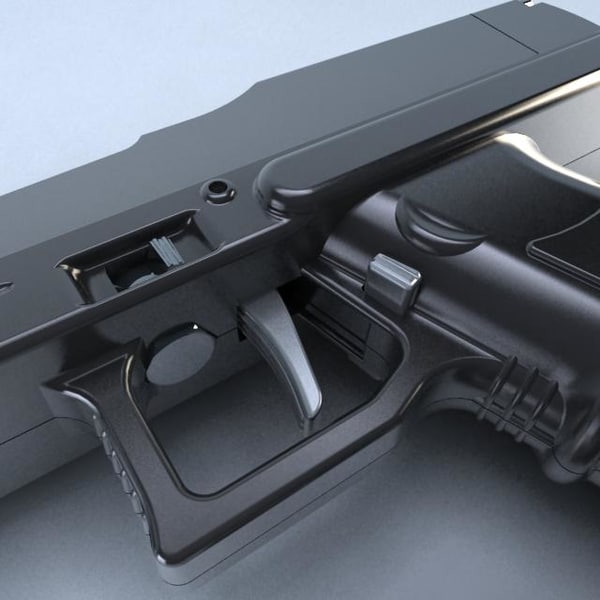 tactical air gun 3d model