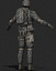 3d human military soldier model