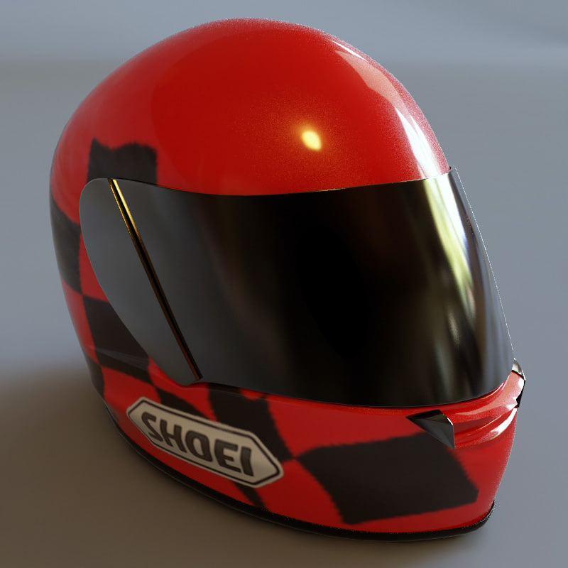 racing helmet 3d model
