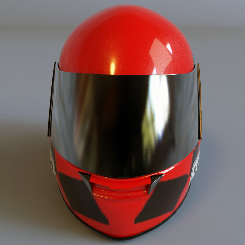 racing helmet 3d model