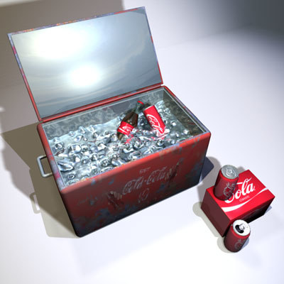 ice chest 3d model