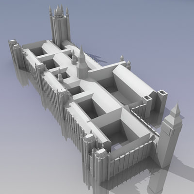 house parliament 3d max