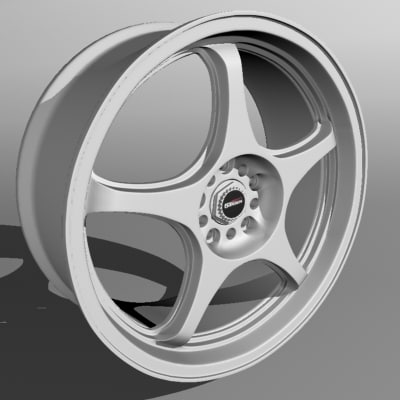 5zigen fn01r-c rim bronze 3d max