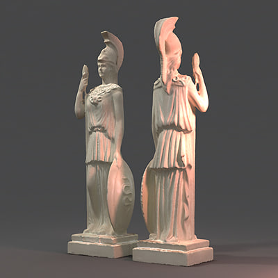 athena statue 3ds
