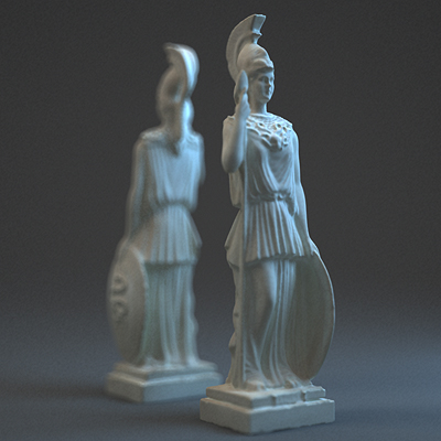 athena statue 3ds