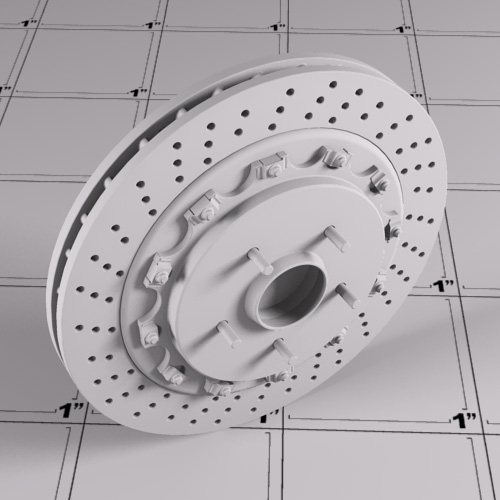 brake disc 3d model