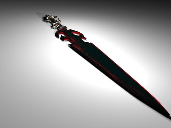 3d demon sword