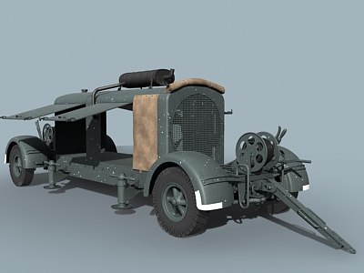 3d model german wwii generator