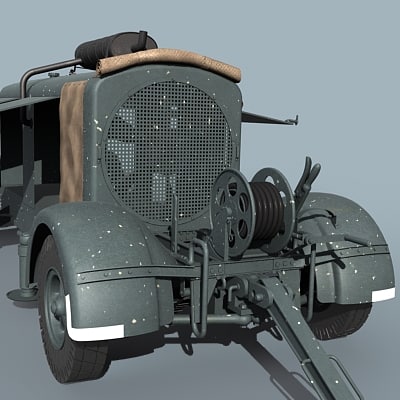 3d model german wwii generator