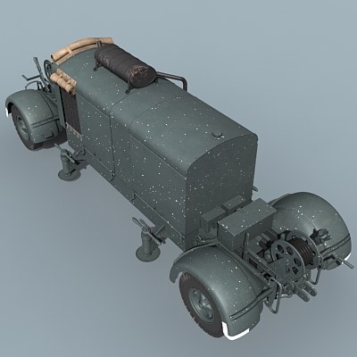 3d model german wwii generator