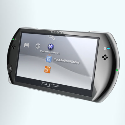 sony psp 3d model