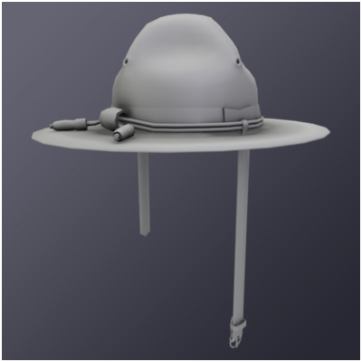 3ds max campaign hat