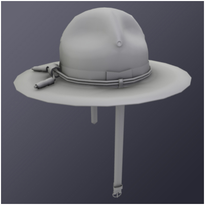3ds max campaign hat