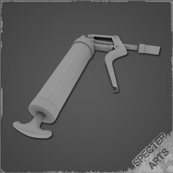 grease gun 3d model