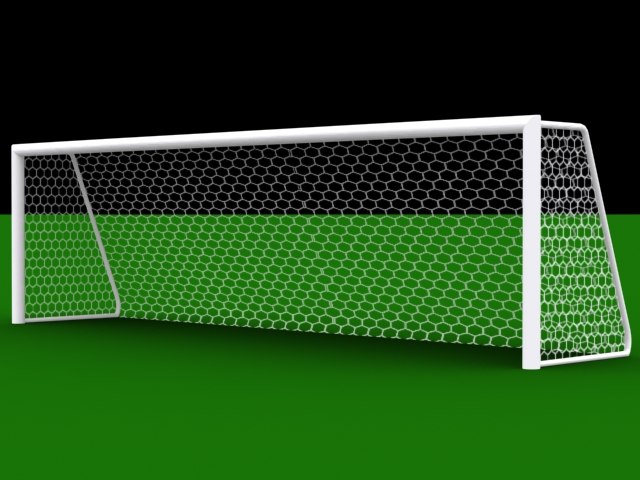 soccer football goal 3d model