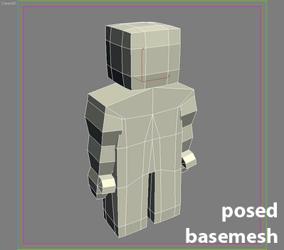 simple cubic figure 3d model