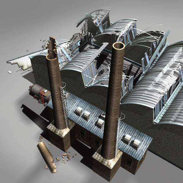destroyed factory ruin max