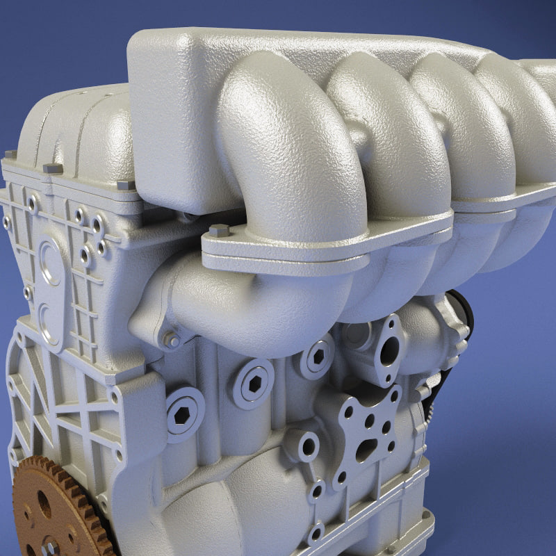 3d nissan engine