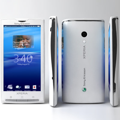 3d sony ericsson xperia x10