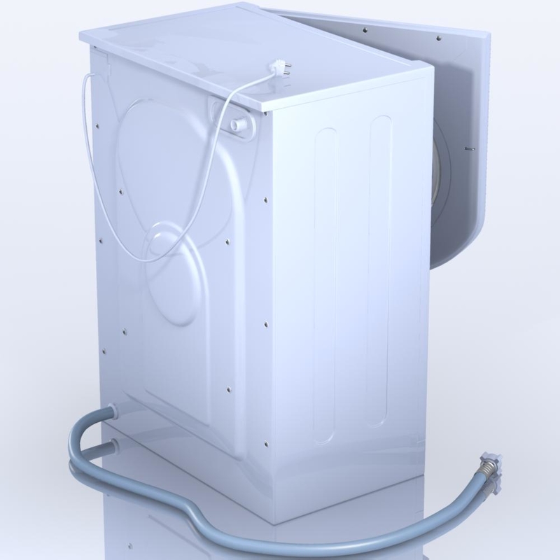 3d model of washing machine ariston aqualtis