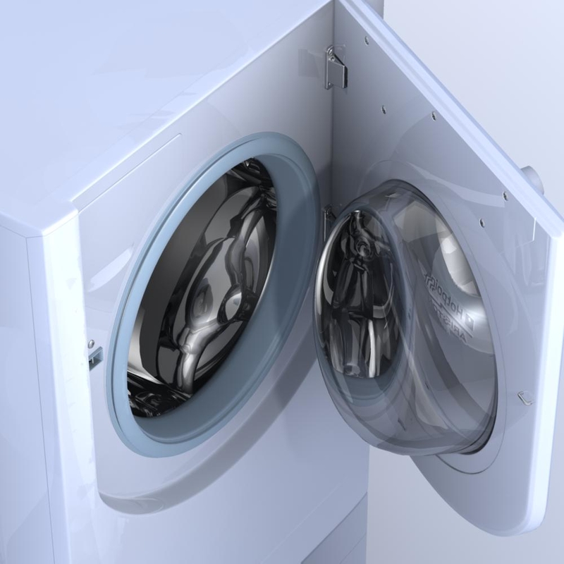 3d model of washing machine ariston aqualtis